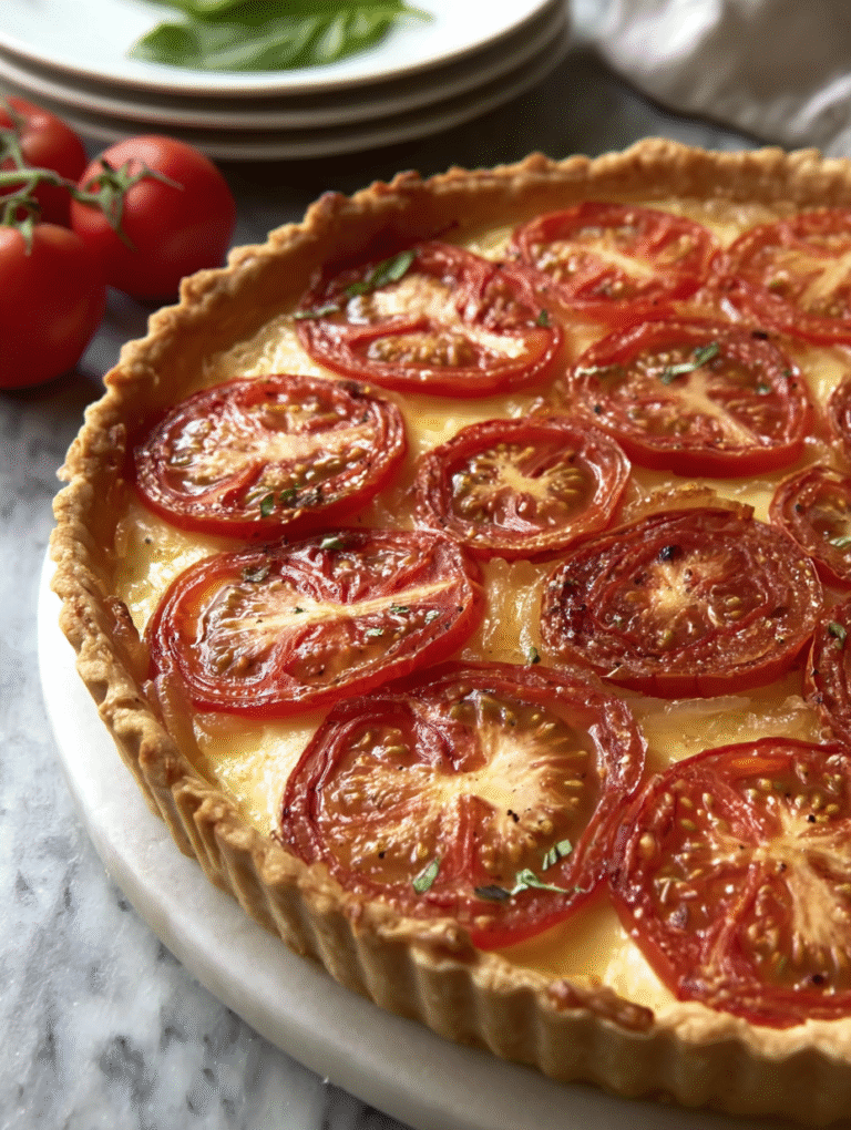 The Perfect Summer Tomato Tart: A French-Inspired Recipe That's Easier ...