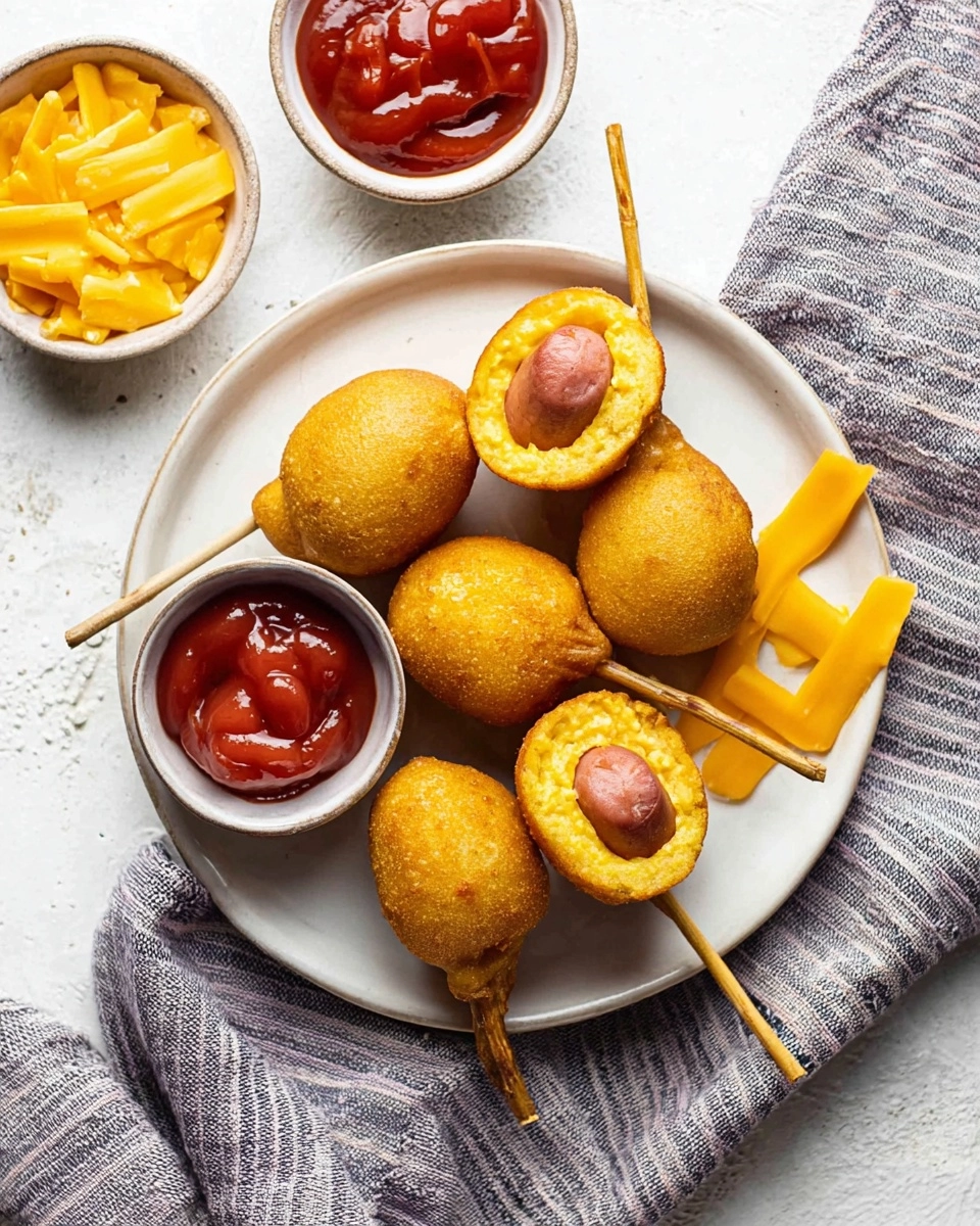 Homemade Mini Corndogs: A Crispy, Golden & Bite-Sized Fair Classic ...